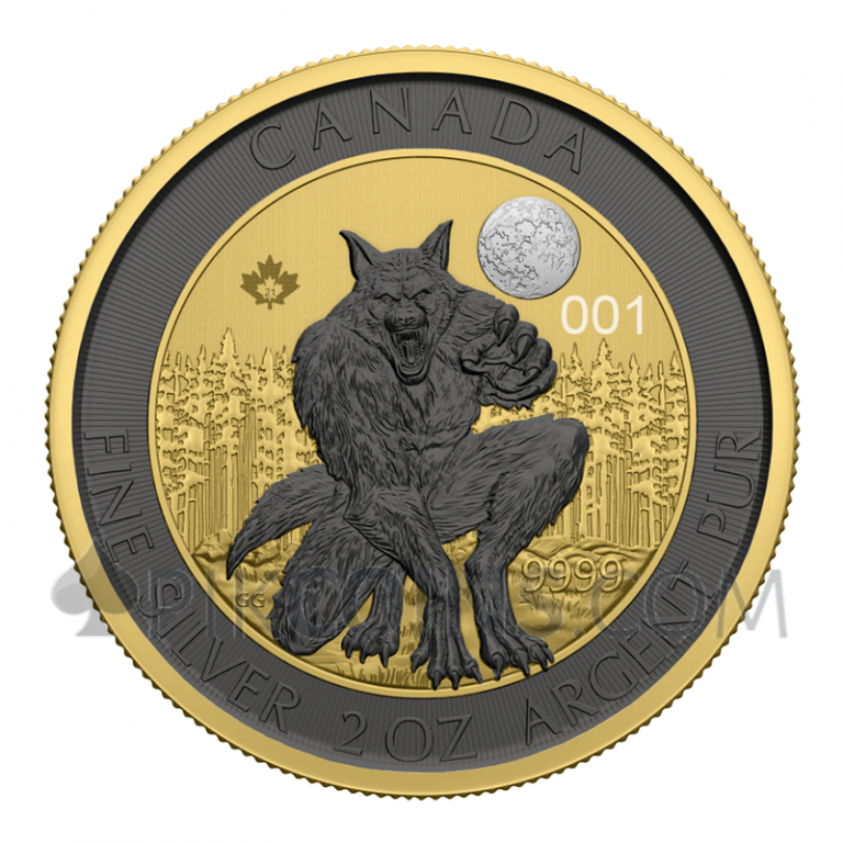 Monsters: Werewolf 10 CAD 2oz Canada 2021 Coin - Modern numismatic ...