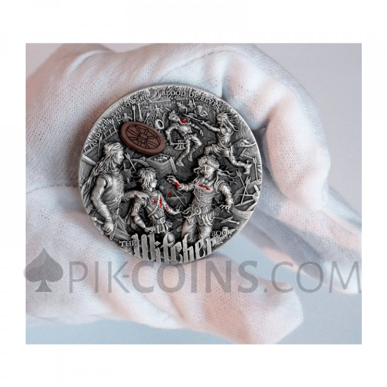 The Witcher - Blood of Elves 5$ 2oz Niue 2021 - PiK Coins