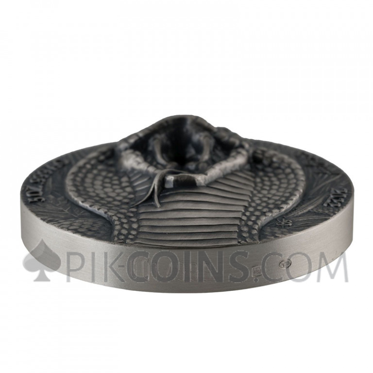 King Cobra - Big Five Asia 5000 Francs CFA 5oz Ivory Coast 2022 Coin ...