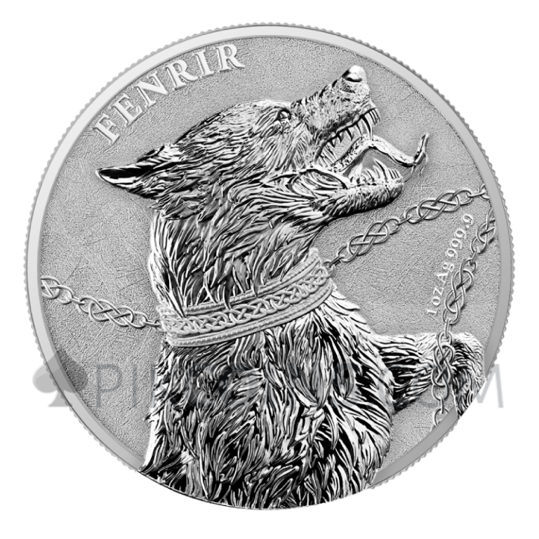 Germania Beasts - Fenrir 1oz silver BU Coin - Modern numismatic coins ...