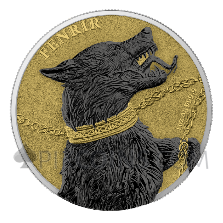 Germania Beasts - Fenrir Geminus 2 x 1oz silver BU Coin - Modern ...