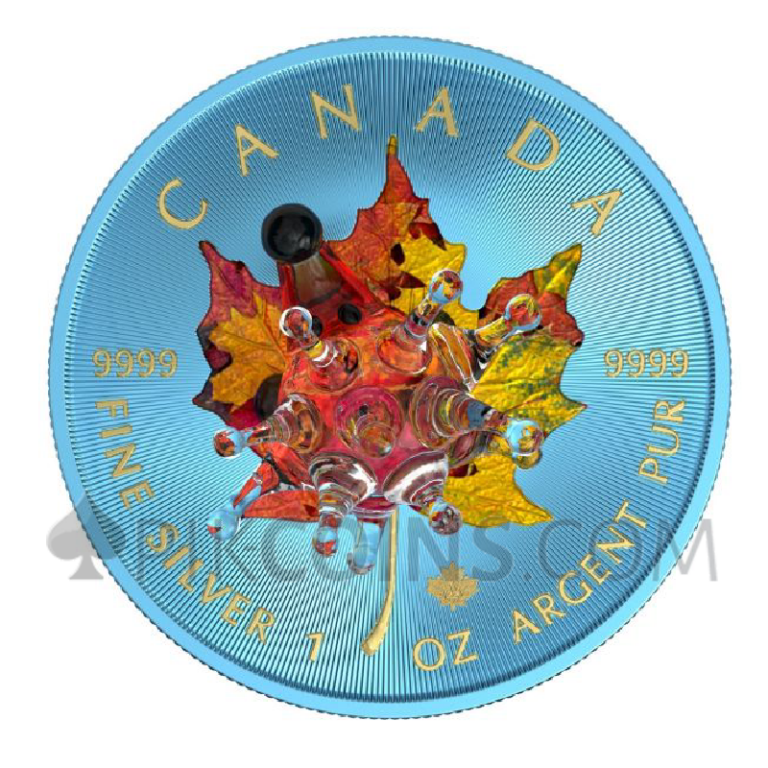 Maple Leaf - Murano "Hedgehog" 5 CAD 1oz Canada 2022 Coin - Modern ...