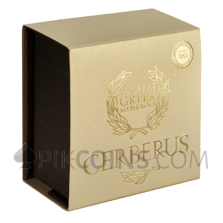 Cerberus - The Great Greek Mythology 1000 Francs CFA 1oz Republic of ...