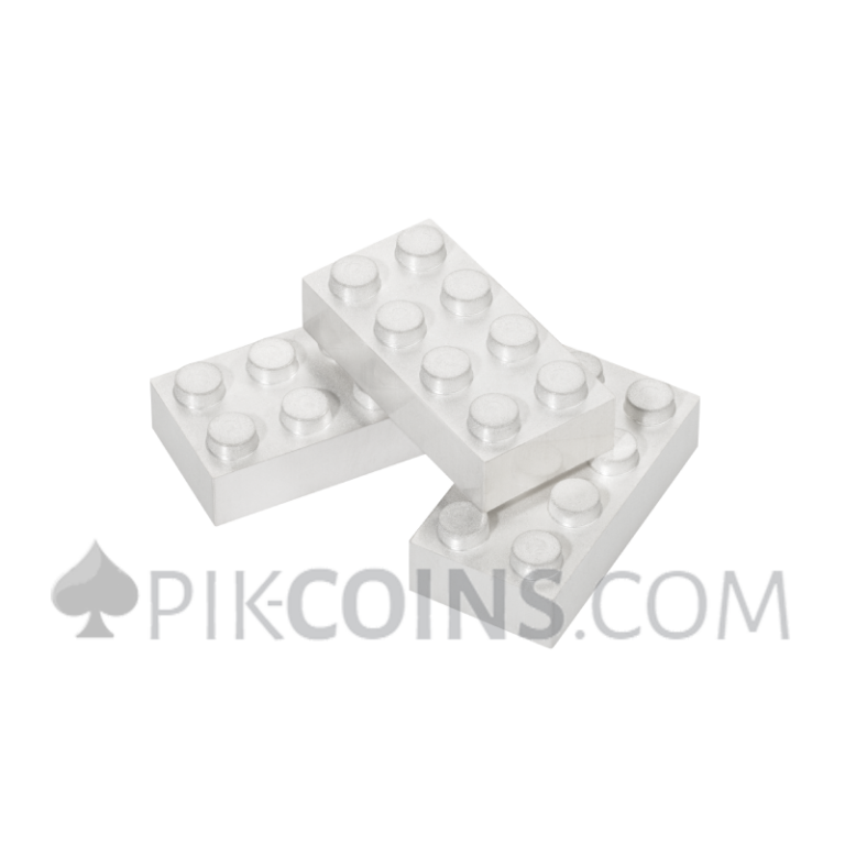 Silver Building Block Bars Coin - Modern numismatic coins online store ...