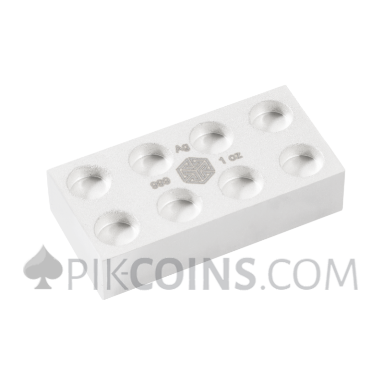 Silver Building Block Bars Coin - Modern numismatic coins online store ...