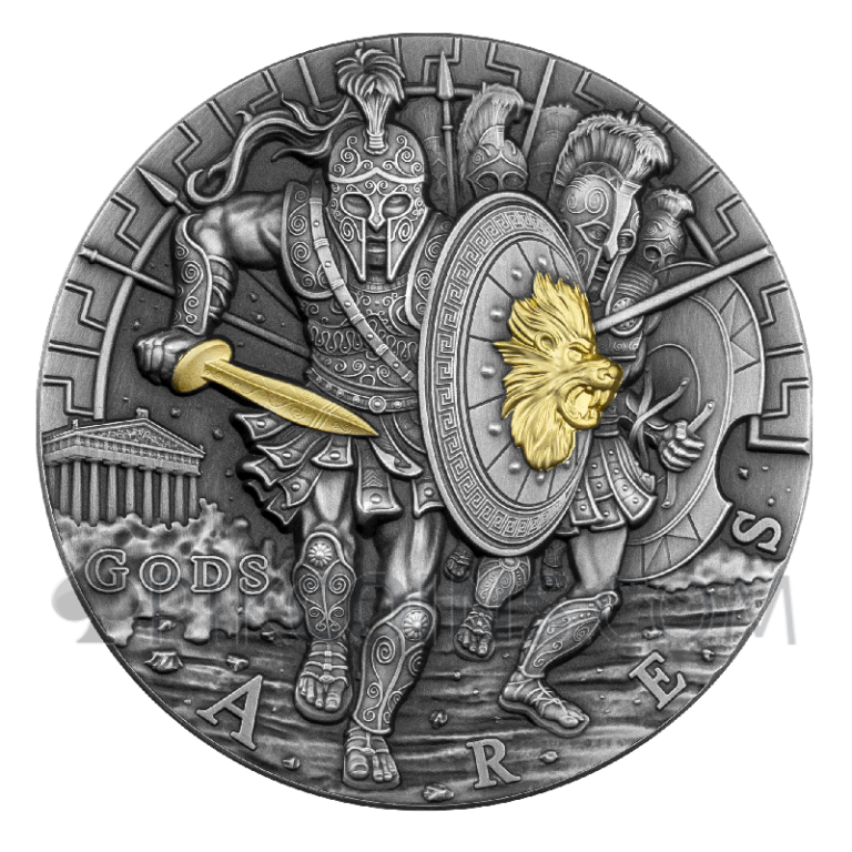 Ares - Gods 80$ 1kg Niue 2022 Coin - Modern numismatic coins online ...