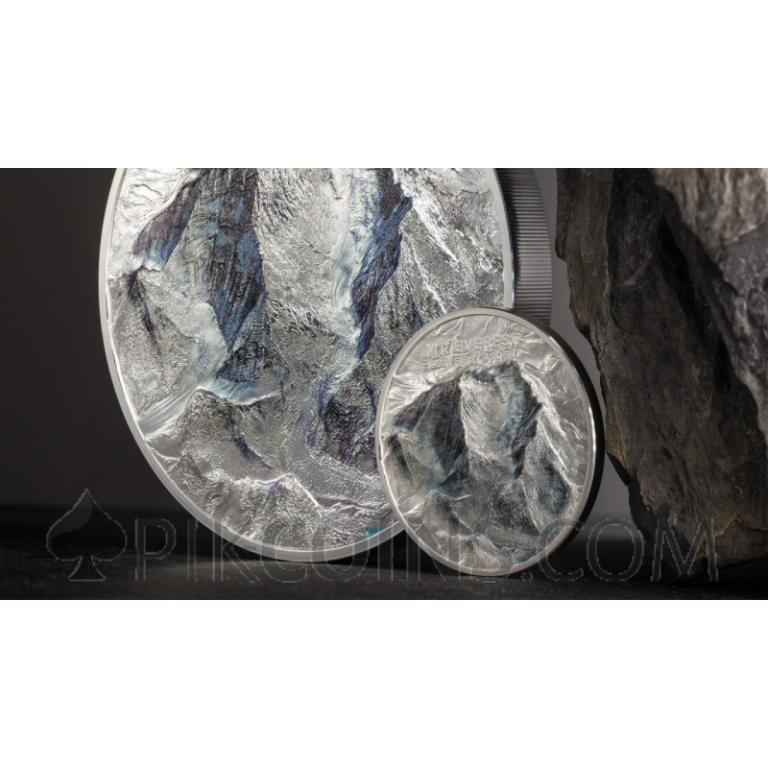 Mount Everest - First Ascent 10$ 2oz Cook Islands 2023 Coin - Modern ...