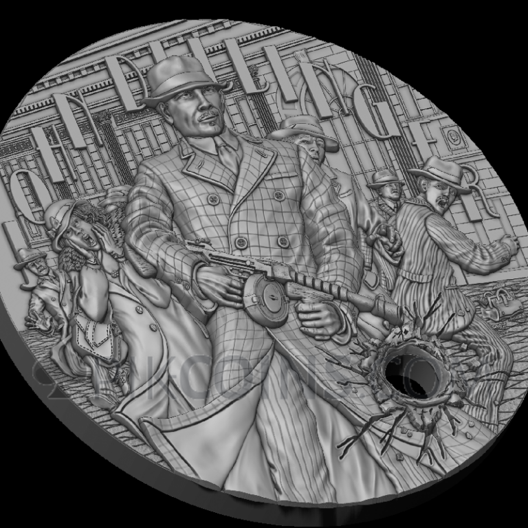 John Dillinger - The Gangsters 5$ 2oz Niue 2022 Coin - Modern ...