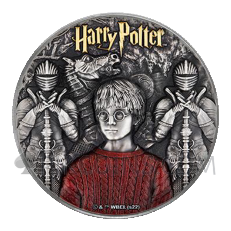 Harry Potter and the Philosopher's Stone 5$ 2oz Niue 2022 Coin - Modern ...
