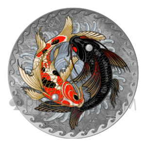 Koi Fish - Meteorite Coin 1$ 1oz Tokelau 2023 Coin - Modern numismatic ...