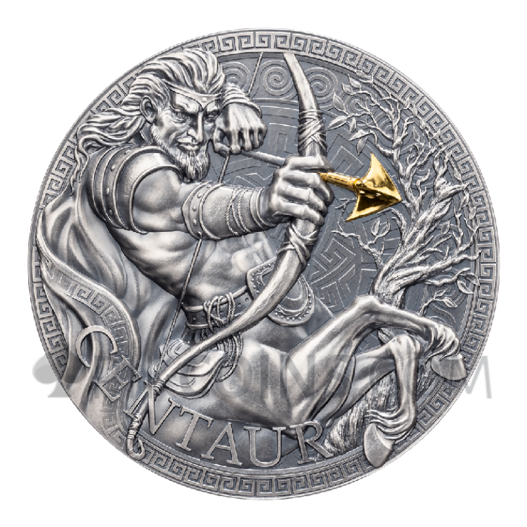 Centaur - The Great Greek Mythology 1000 Francs CFA 1oz Republic of ...