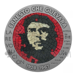 Che Guevara - Micro Mosaic Handmade Insert 100 Francs CFA 1oz Congo ...