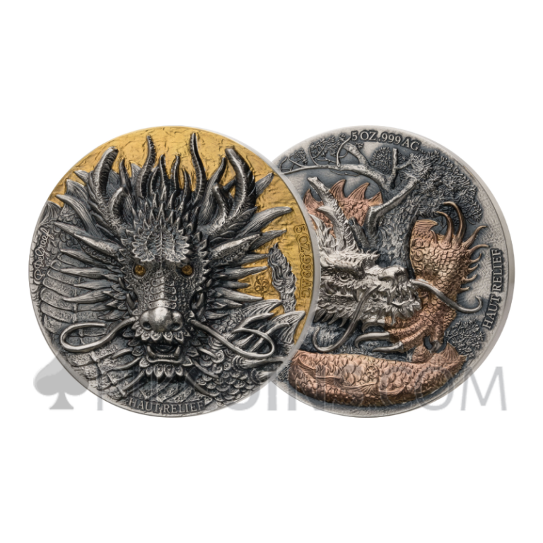 Dragon - Edition Signature 5000 Francs CFA 2x5oz Ivory Coast 2024 Coin ...