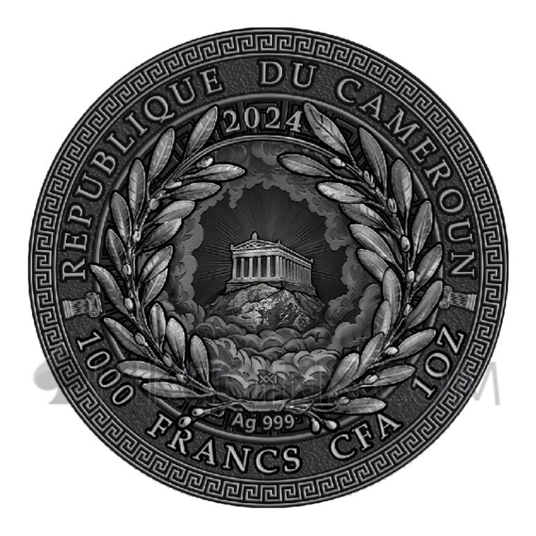 Charon - The Great Greek Mythology 1000 Francs CFA 2oz Republic of ...