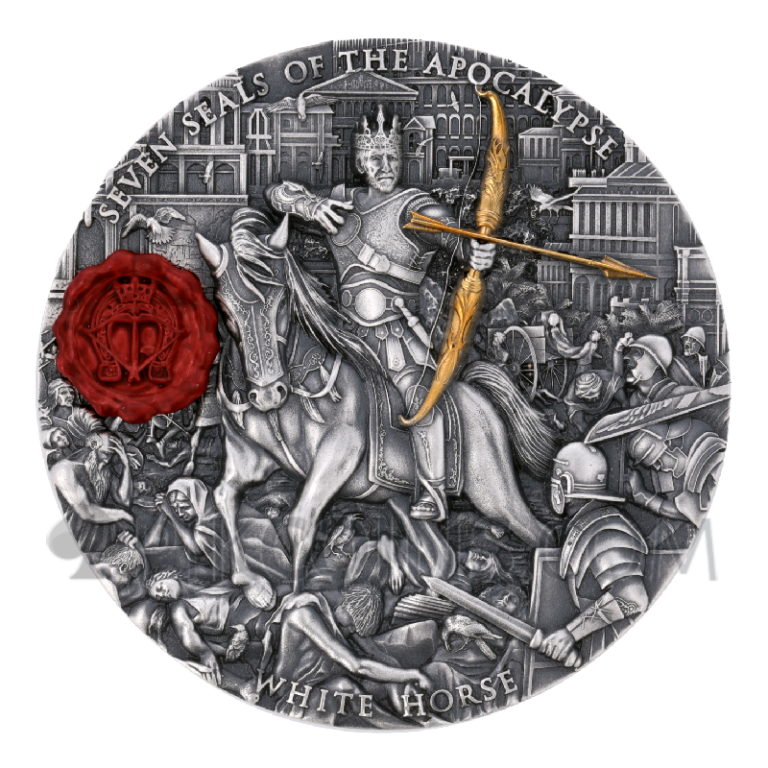 White Horse - Seven Seals of the Apocalypse 7$ 3oz Niue 2023 Coin ...