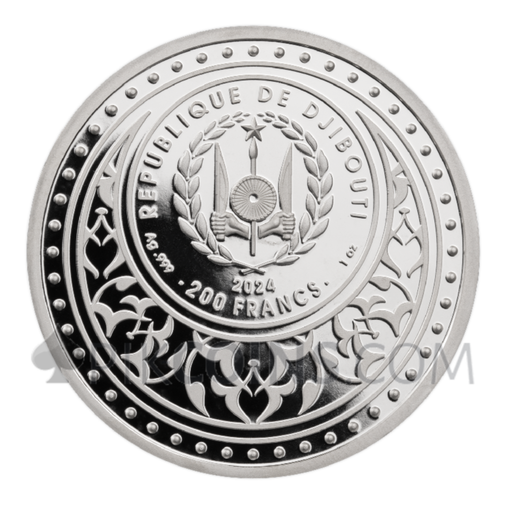 Eid Al Fitr 200 Francs CFA 1oz Djibouti 2024 Coin - Modern numismatic ...