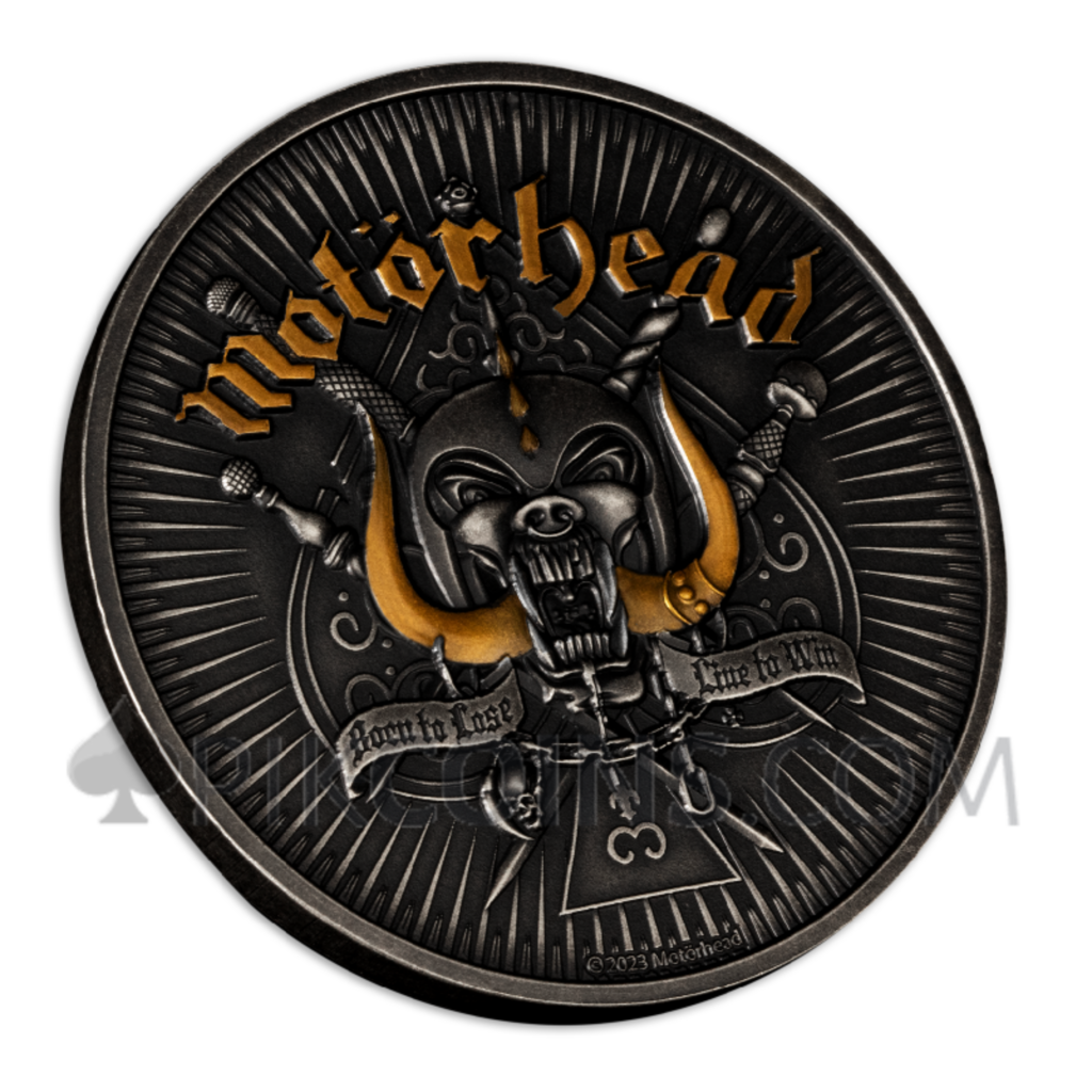 Motorhead 5$ 1oz Barbados 2024 Coin - Modern numismatic coins online ...