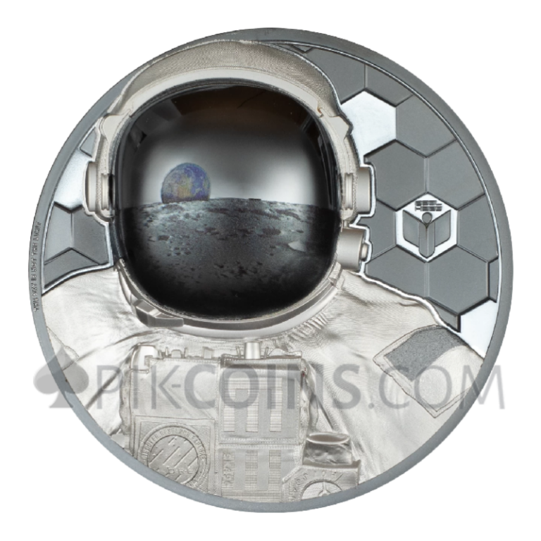 Astronaut - Real Heroes 20$ 3oz Cook Islands 2024 Coin - Modern ...