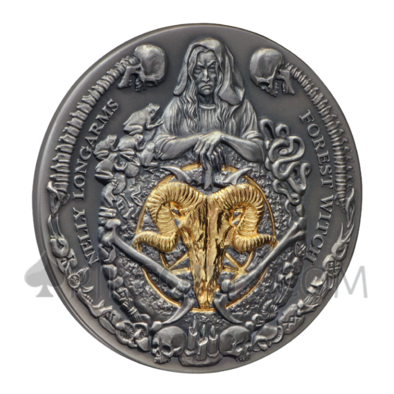 Nelly Longarms - Forest Witch 5$ 2oz Niue 2024 Coin - Modern numismatic ...