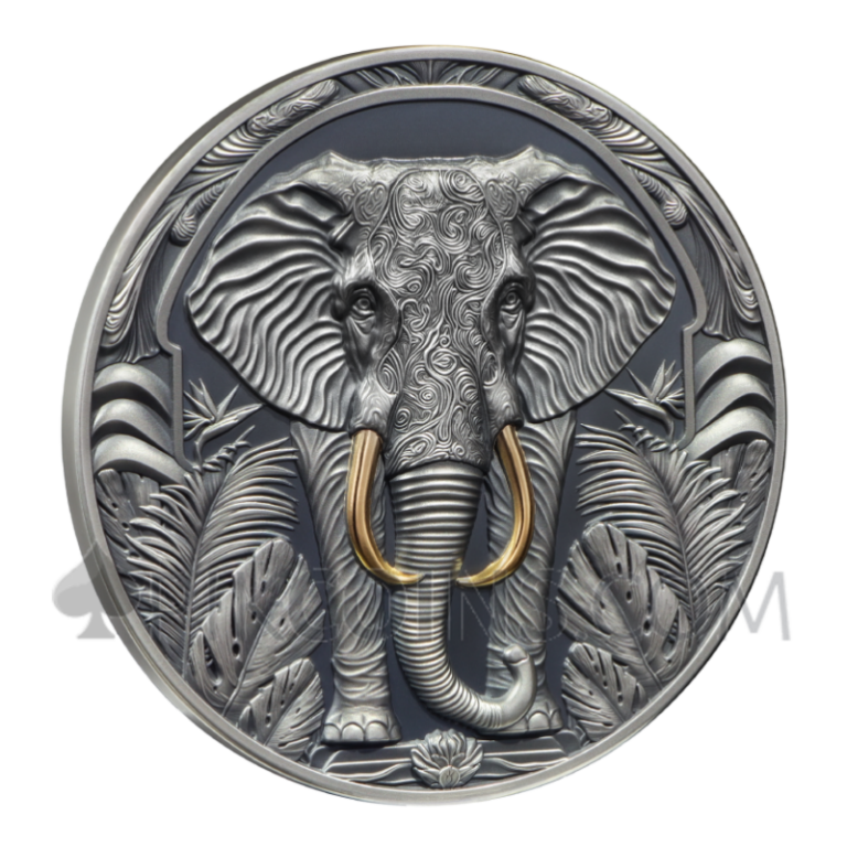 Elephant - Save the Powers 5$ 2oz Niue 2024 Coin - Modern numismatic ...