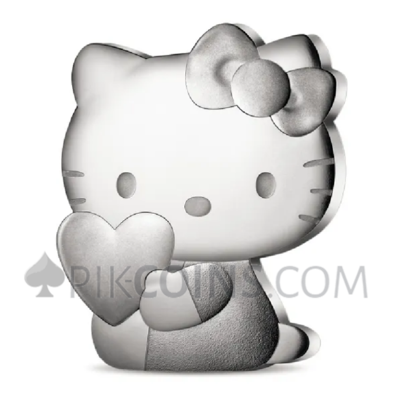 Hello Kitty Shape Proof 10€ 22.2g France 2024 Coin - Modern numismatic ...