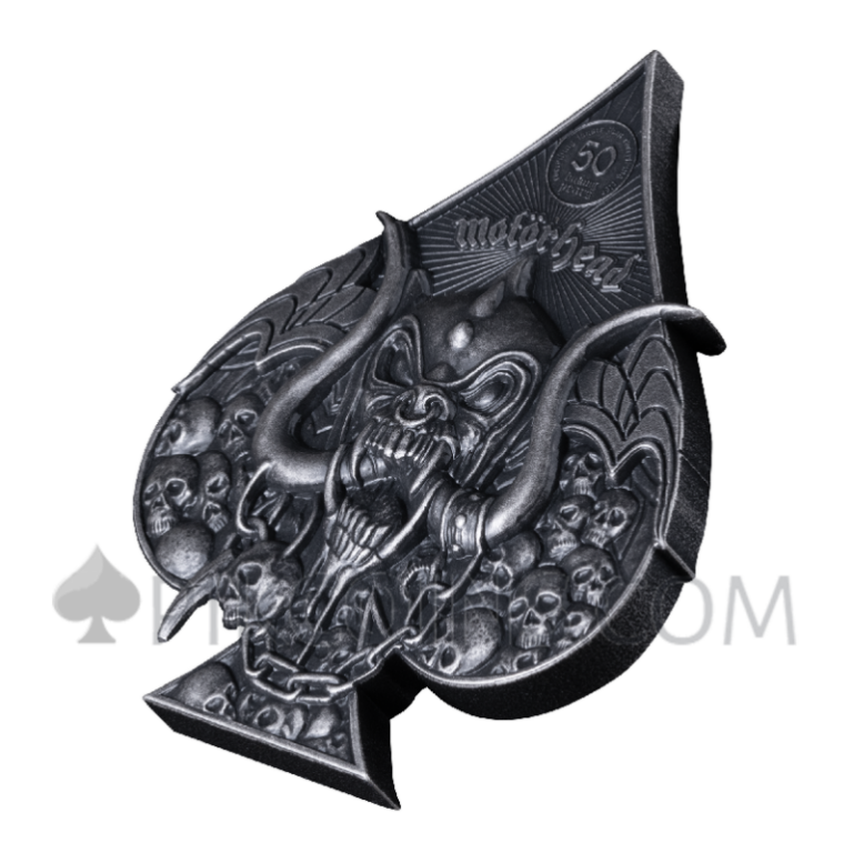 Motorhead Skulleater 3oz 5$ Niue 2025 Coin - Modern numismatic coins ...