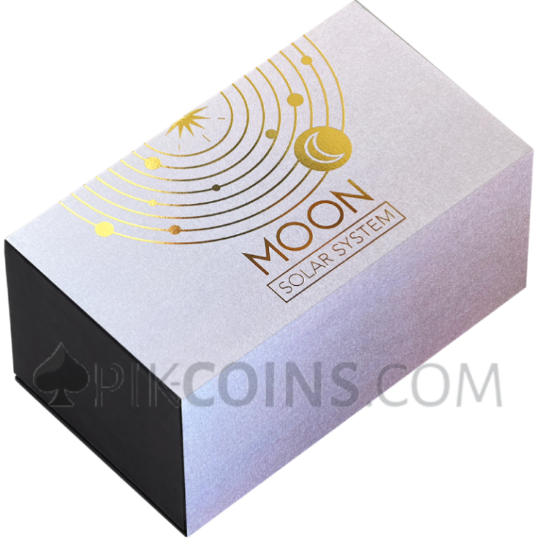 Moon - Solar System 2oz 10 Cedis Ghana 2025 Coin - Modern numismatic ...