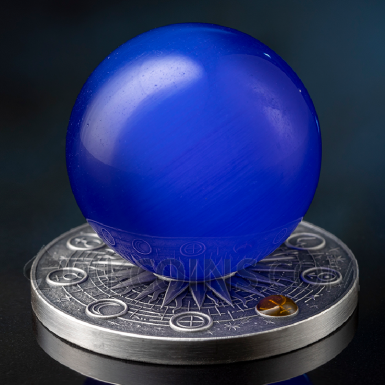 Neptune - Solar System 2oz 10 Cedis Ghana 2025 Coin - Modern numismatic ...