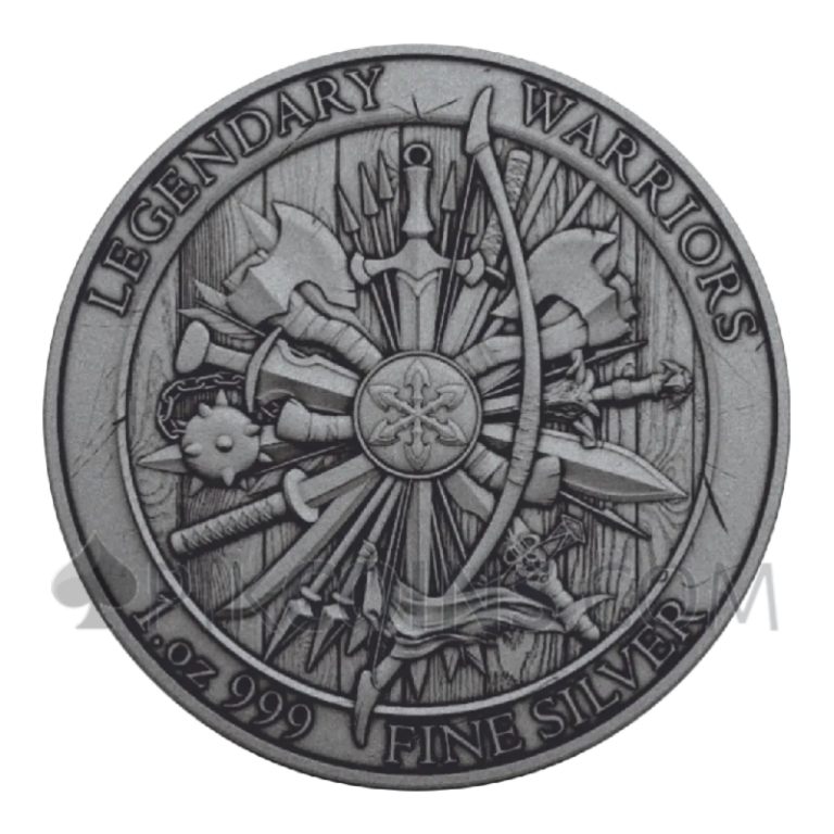 Sitting Bull - Legendary Warriors 1oz USA Coin - Modern numismatic ...