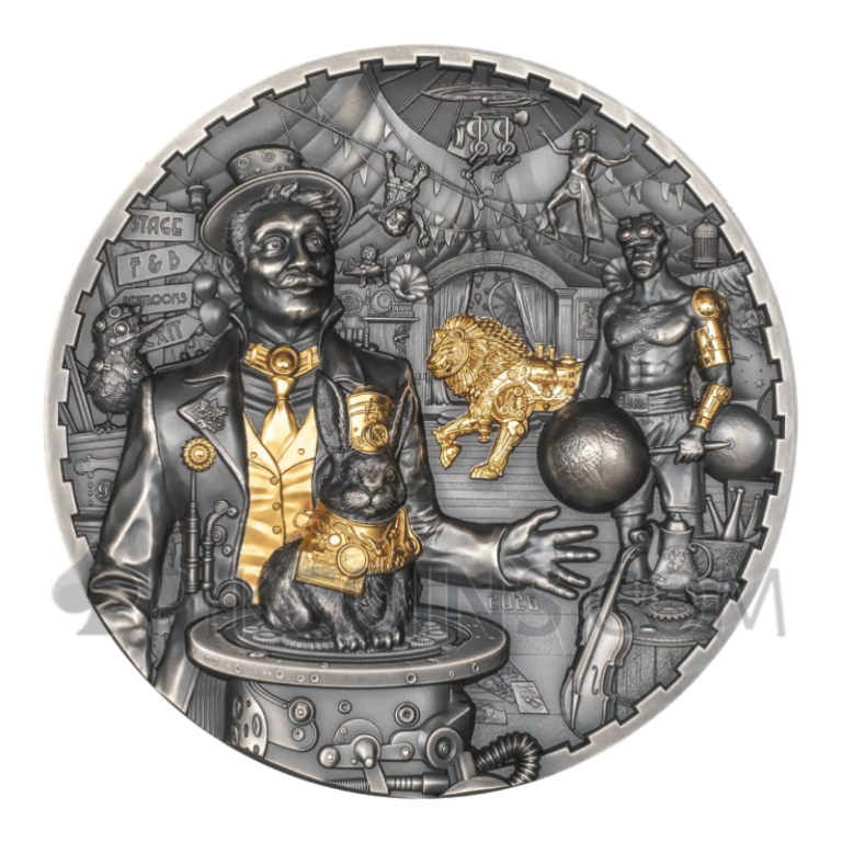 Carnival - Steampunk 100$ 1kg Cook Islands 2026 Coin - Modern ...