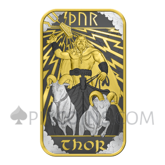 Thor - Norse Gods Special Edition Bar 1oz Coin - Modern numismatic ...